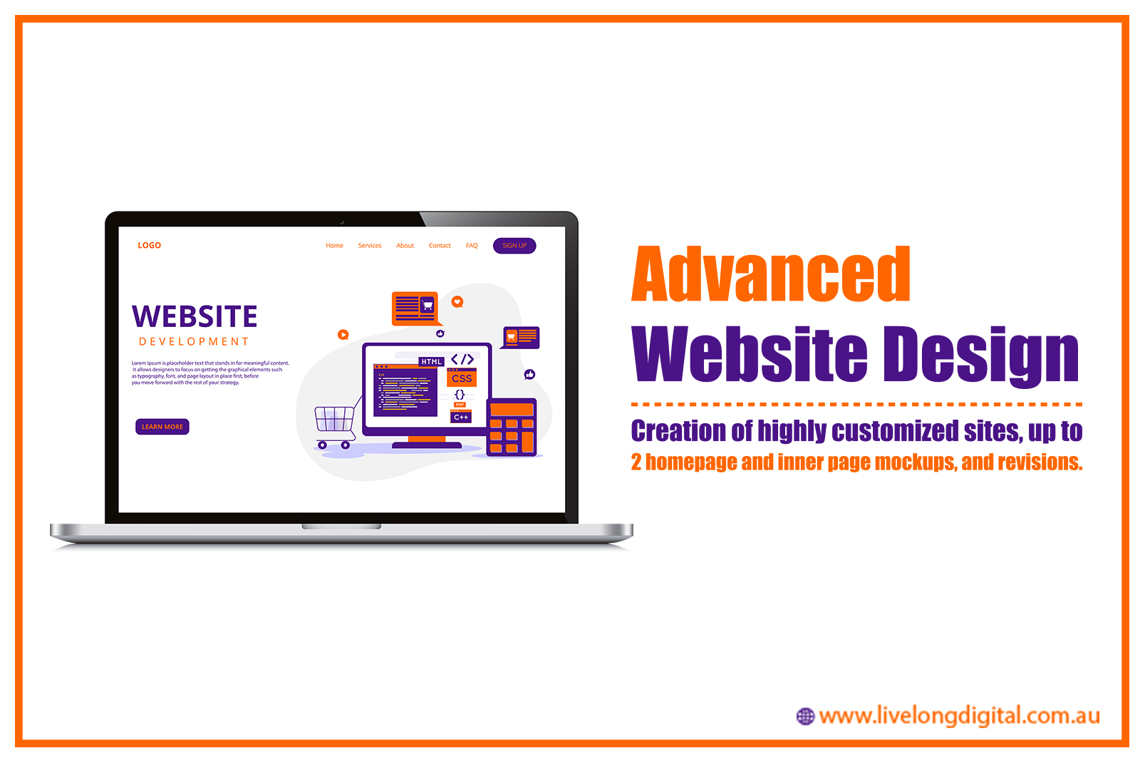 Advanced Website Design In Melbourne | Livelong Digital